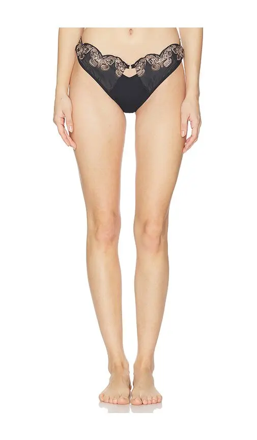 THISTLE AND SPIRE Luna Thong - Black