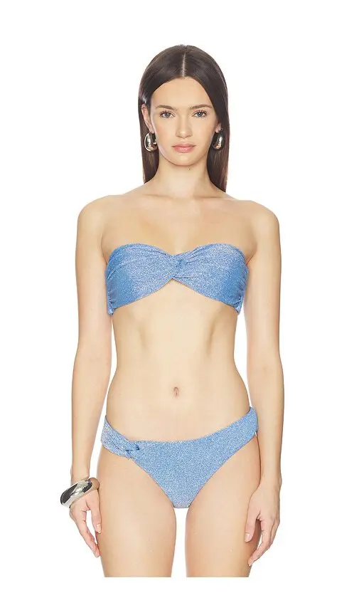 Devon Windsor Thea Bikini Top - Skylit