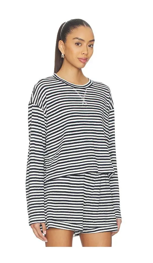 BOBI Drop Shoulder Pullover Top