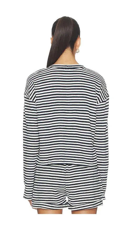 BOBI Drop Shoulder Pullover Top