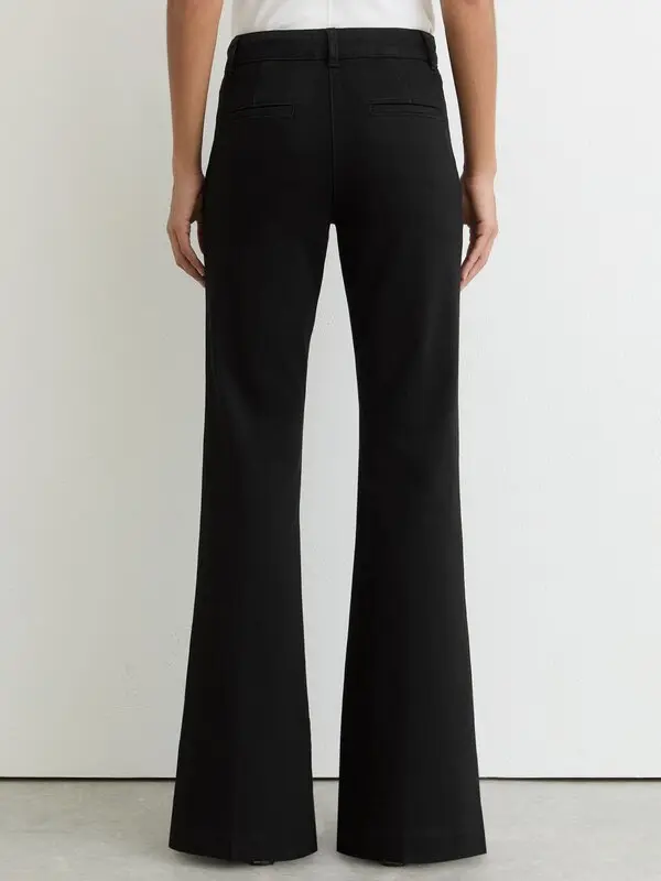 REISS Athena Flared Jeans - Black