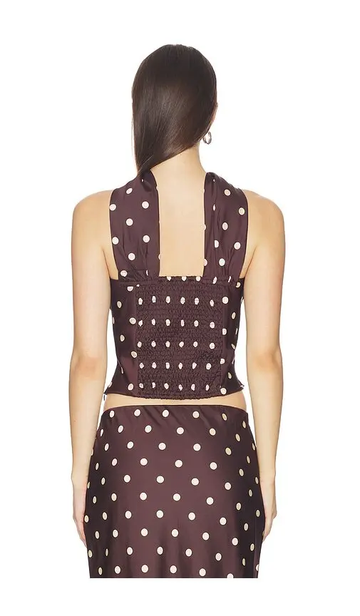 RUNAWAY THE LABEL Blaine Top - Chocolate