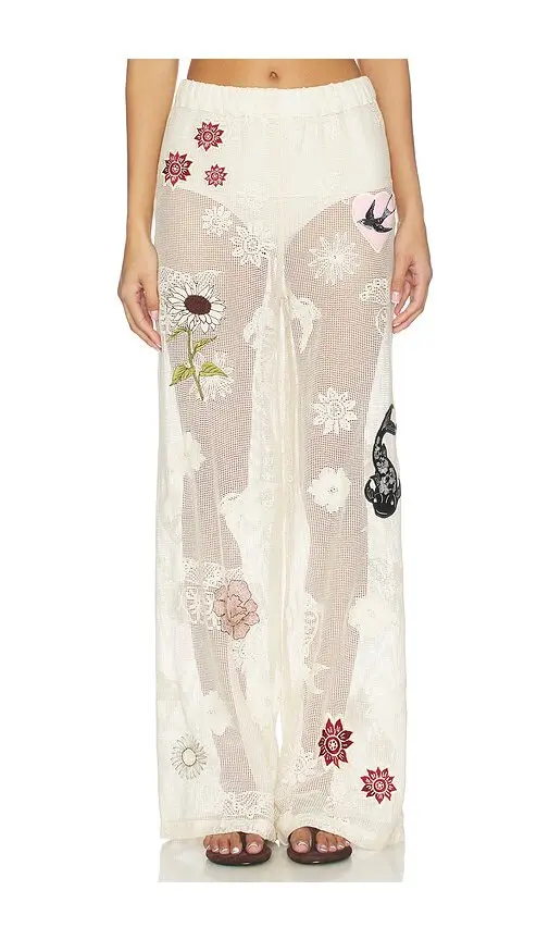 Agua Bendita Juliette Pants - Ivory