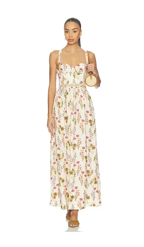 Agua Bendita Marcia Maxi Dress - Neutral