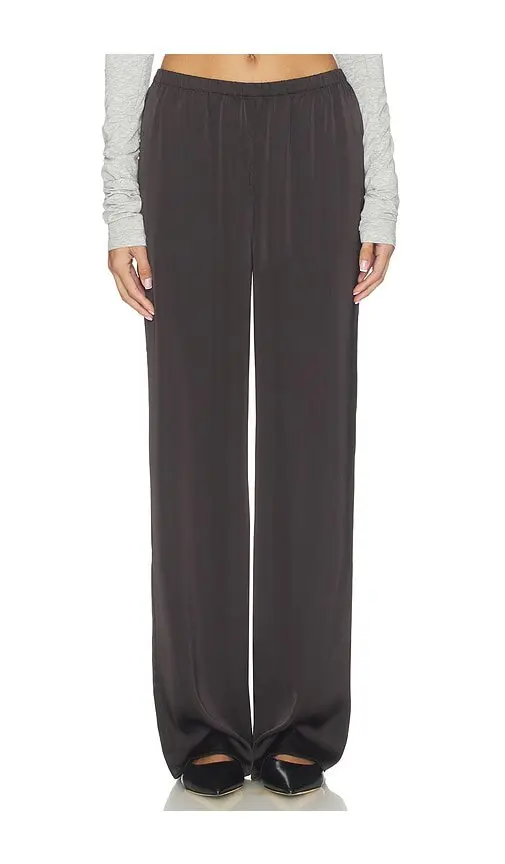 FAVORITE DAUGHTER The Effortless Wide Leg Trousers - Brown