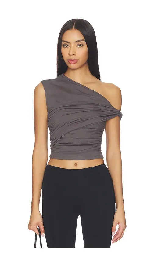 Superdown Alessia Top - Grey