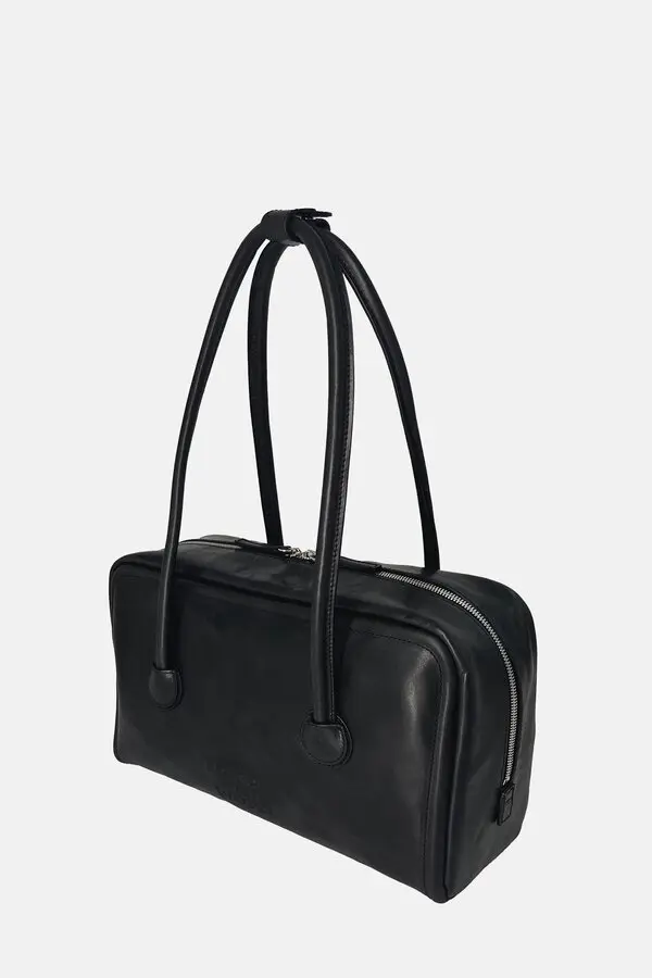 MARGESHERWOOD Soft Boston Bag - Black