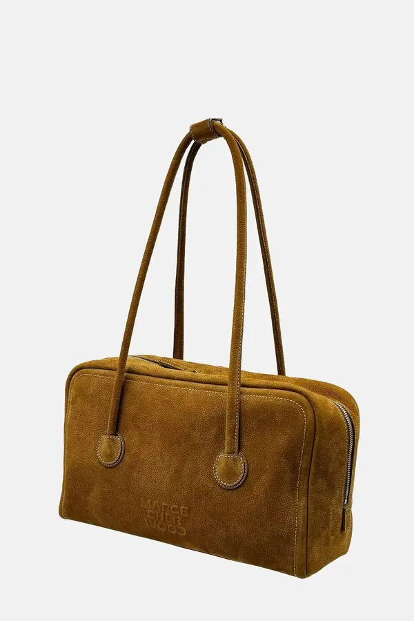 MARGESHERWOOD Soft Boston Bag - Brown