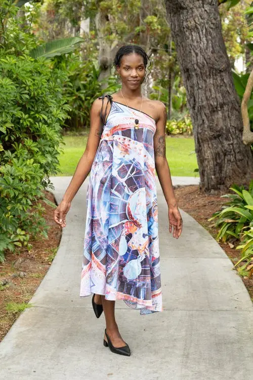 LUNAVERSOUL Ayphyx Halter Dress