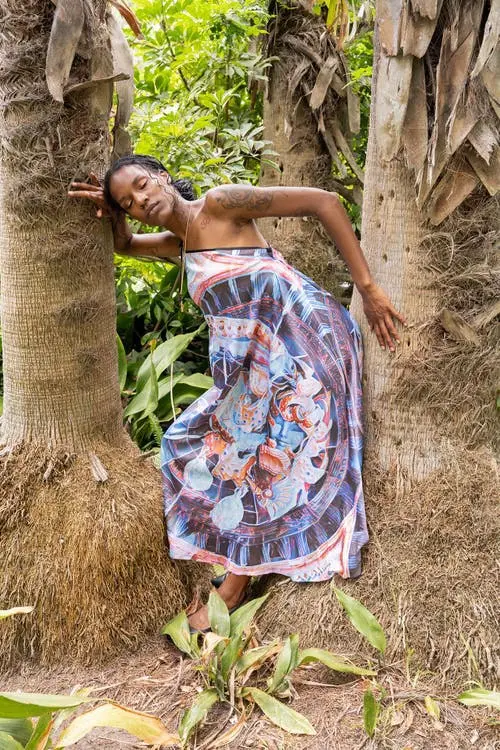 LUNAVERSOUL Ayphyx Halter Dress