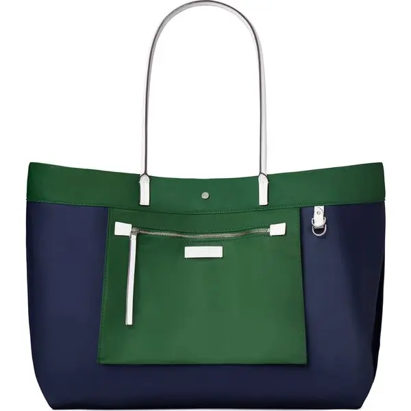 Tory Burch Ella Twist Reversible Tote - Basil