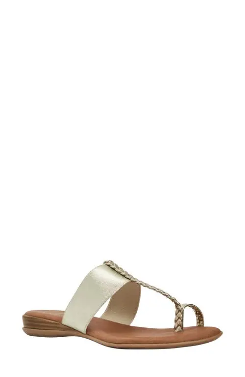 Andre Assous Neo Toe Loop Sandal - Platino