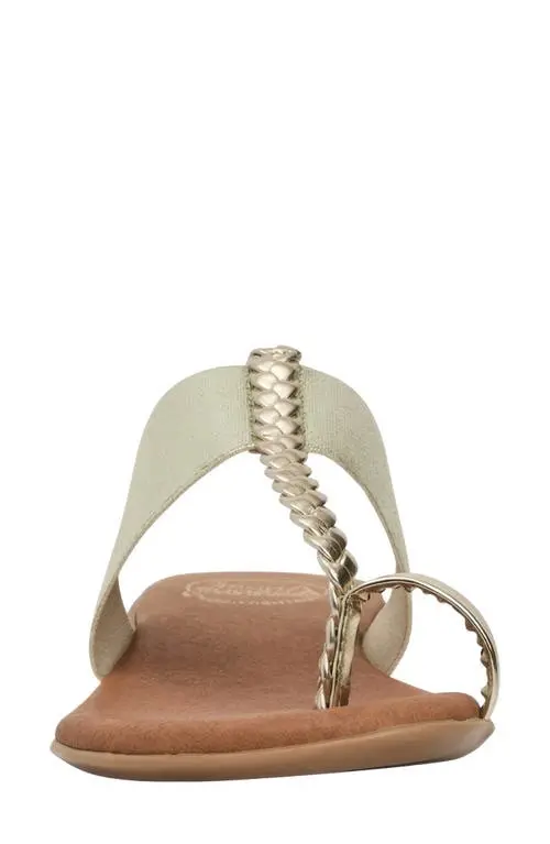 Andre Assous Neo Toe Loop Sandal - Platino