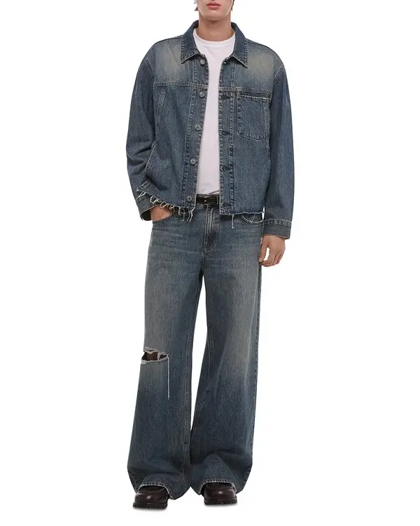 Helmut Lang Cropped Trucker Jacket