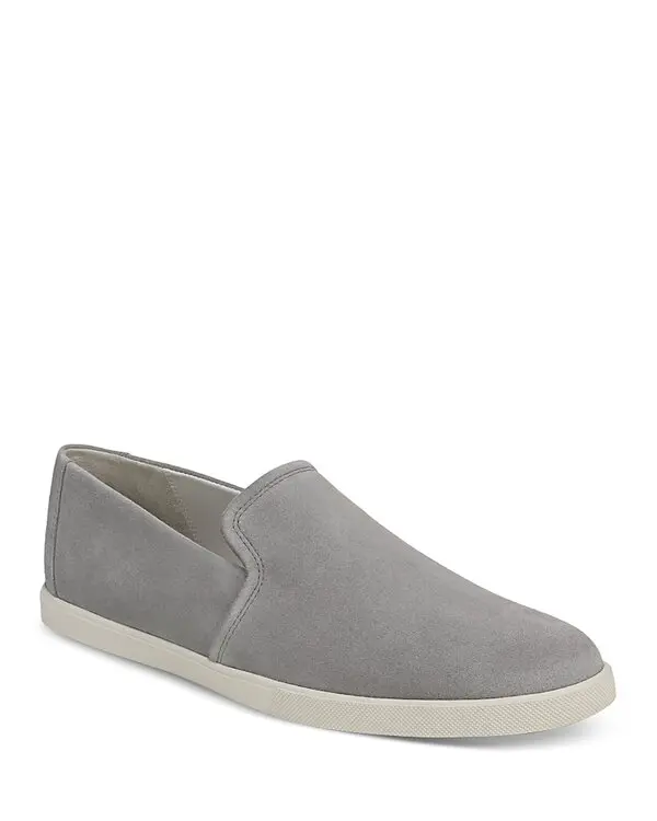 Vince Sean Suede Loafers - Smoke Grey