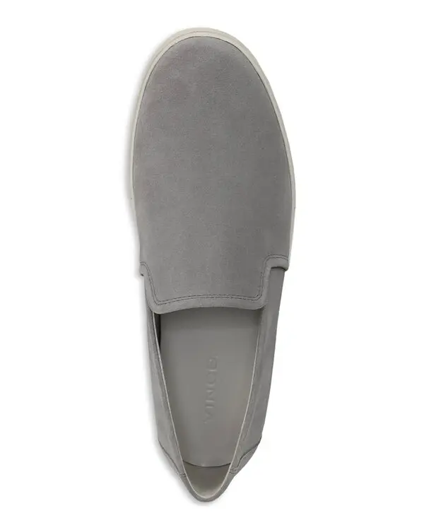 Vince Sean Suede Loafers - Smoke Grey