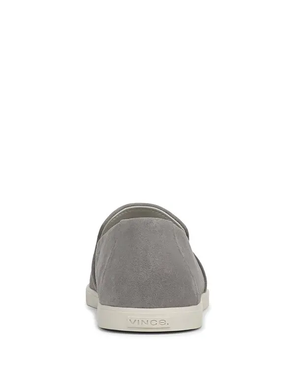 Vince Sean Suede Loafers - Smoke Grey