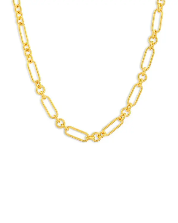 Gurhan 24k Yellow Hoopla Link Necklace - Gold