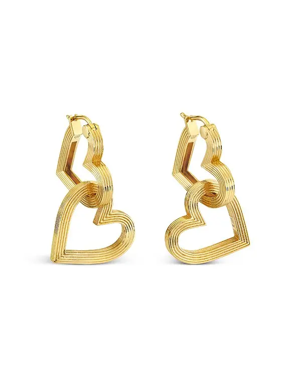 SYDNEY EVAN 14k Yellow Heart Earrings - Gold