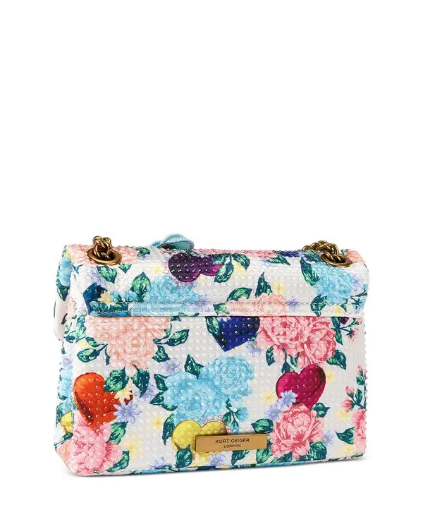 Kurt Geiger Kensington Embellished Floral Mini Bag