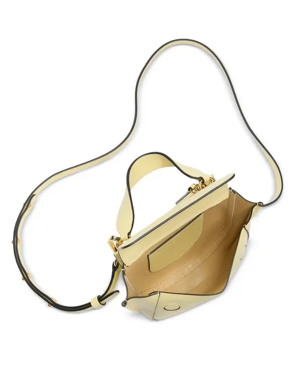 WANDLER Hortensia Piccola Leather Bag - Eggshell