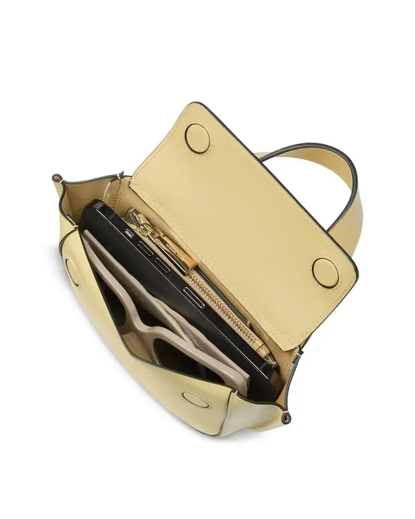 WANDLER Hortensia Piccola Leather Bag - Eggshell