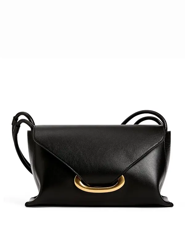 WANDLER Veneto Leather Shoulder Bag - Black