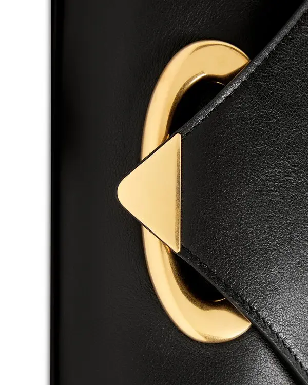WANDLER Veneto Leather Shoulder Bag - Black