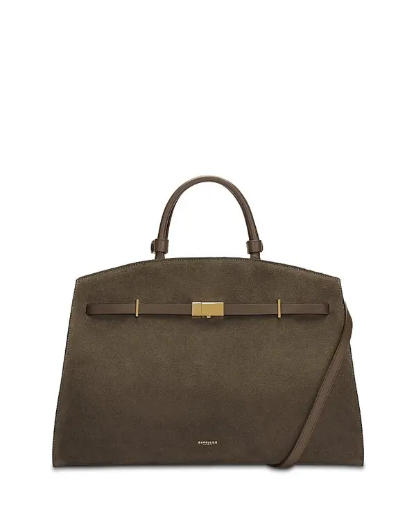 DEMELLIER Hudson Suede Crossbody Bag