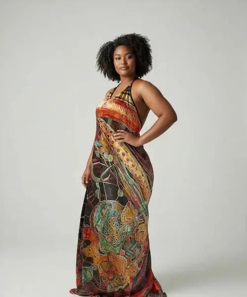 LUNAVERSOUL Energy Muse Silk-satin Blend Midi Slip Dress