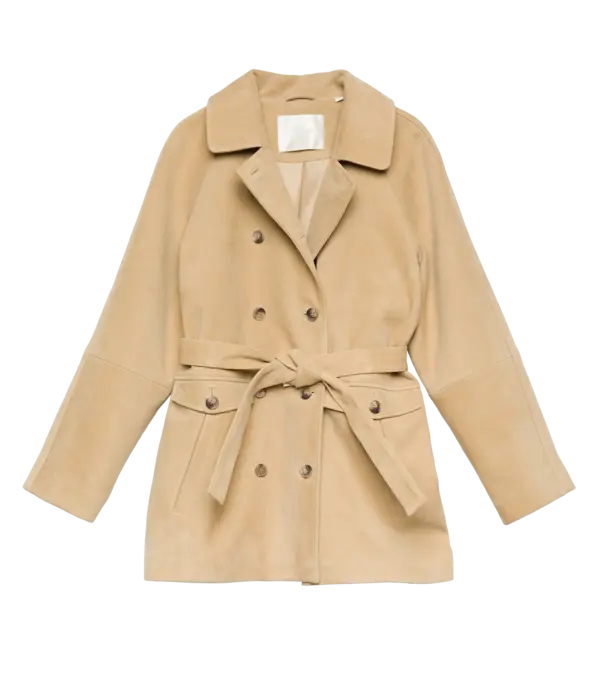 DÔEN Hutton Suede Trench