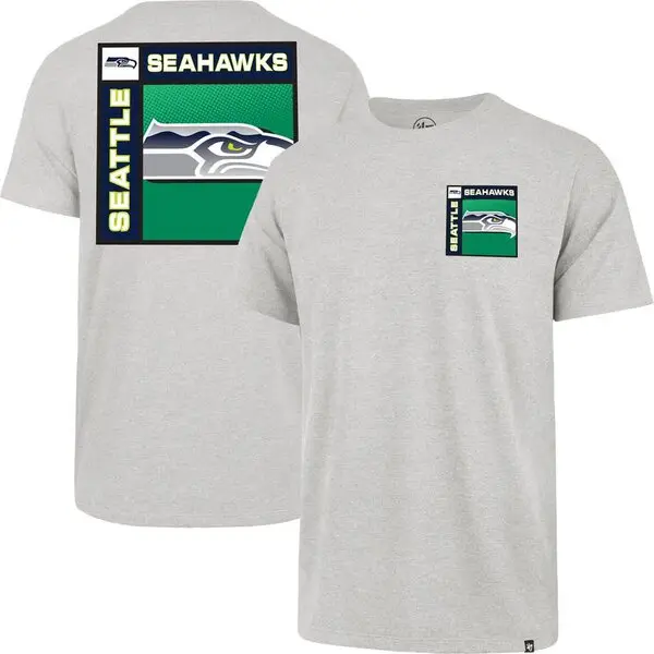 '47 Seattle Seahawks Chrome Plate Franklin T-shirt - Gray