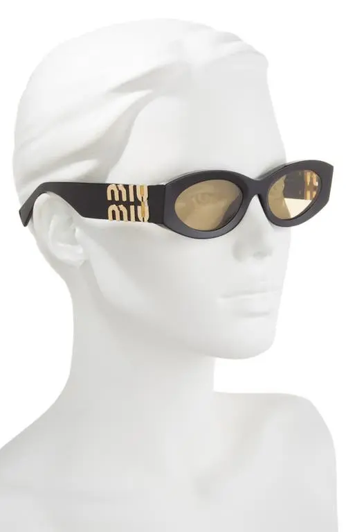 Miu Miu 54mm Rectangular Full Rim Sunglasses