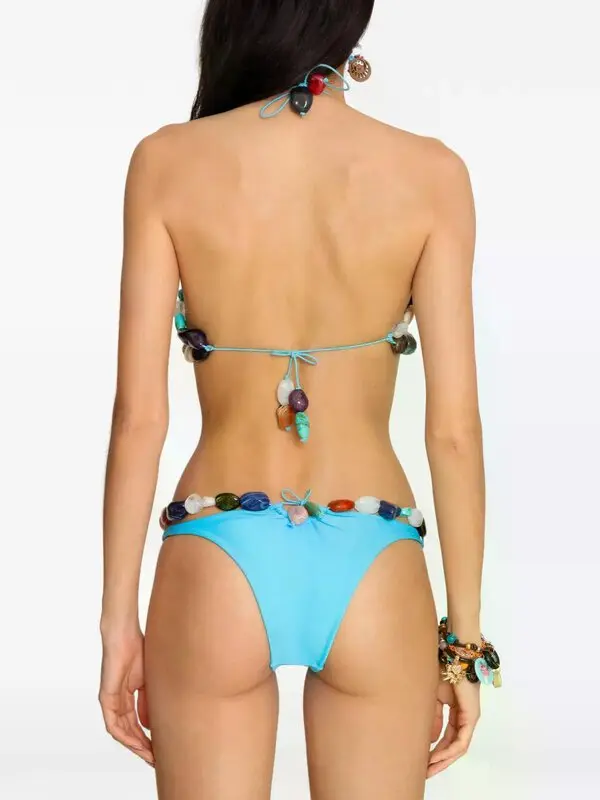 AMIR SLAMA Beaded Detail Bikini Set