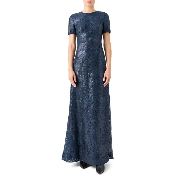 Akris Sea Fan Lace Gown