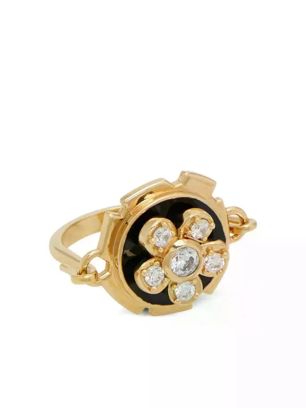 FERRAGAMO Flower Detail Ring - Gold