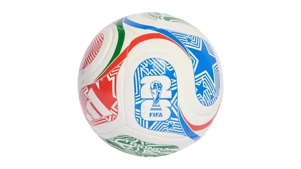 Adidas Fifa World Cup 2026 Trionda Club Ballgreen - White/vivid Red/glow Blue