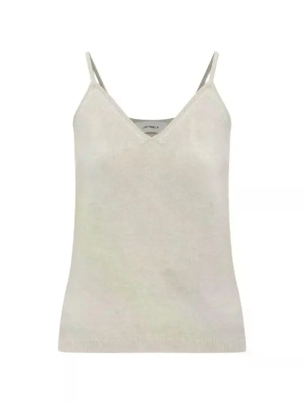 LISA YANG V-neck Strap Top