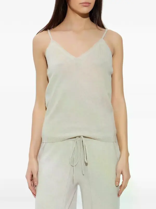 LISA YANG V-neck Strap Top