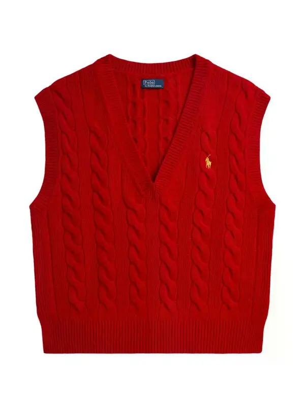 Polo Ralph Lauren Cable-knit V-neck Vest
