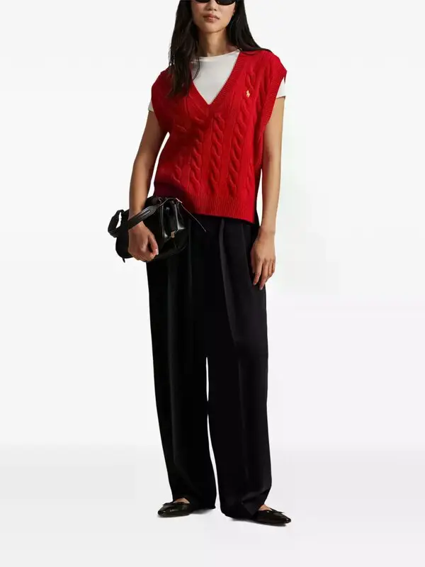 Polo Ralph Lauren Cable-knit V-neck Vest