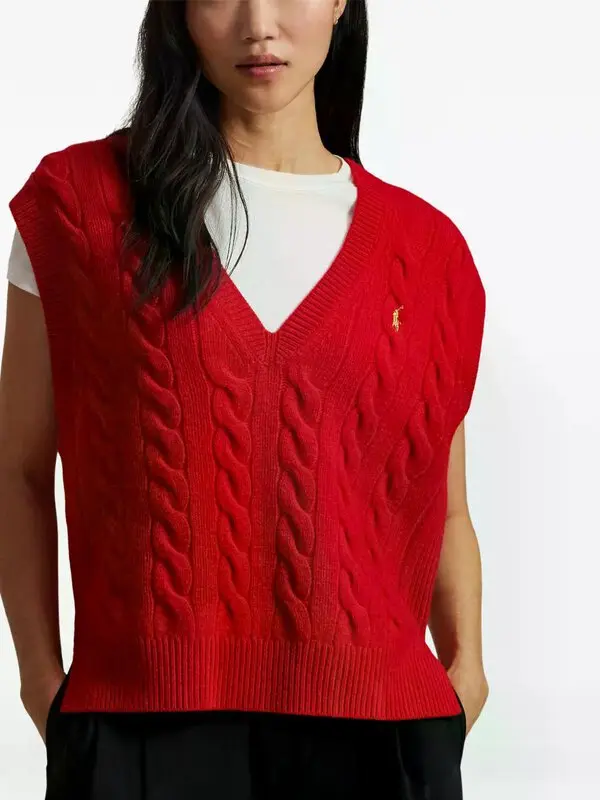 Polo Ralph Lauren Cable-knit V-neck Vest