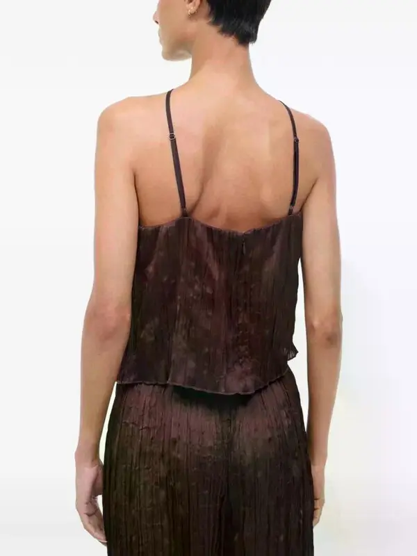 Staud Crinkled Cropped Top