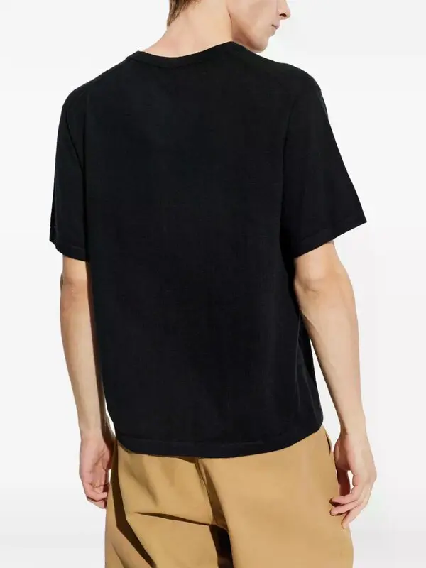 LISA YANG V-neck T-shirt - Black