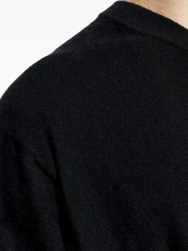 LISA YANG V-neck T-shirt - Black