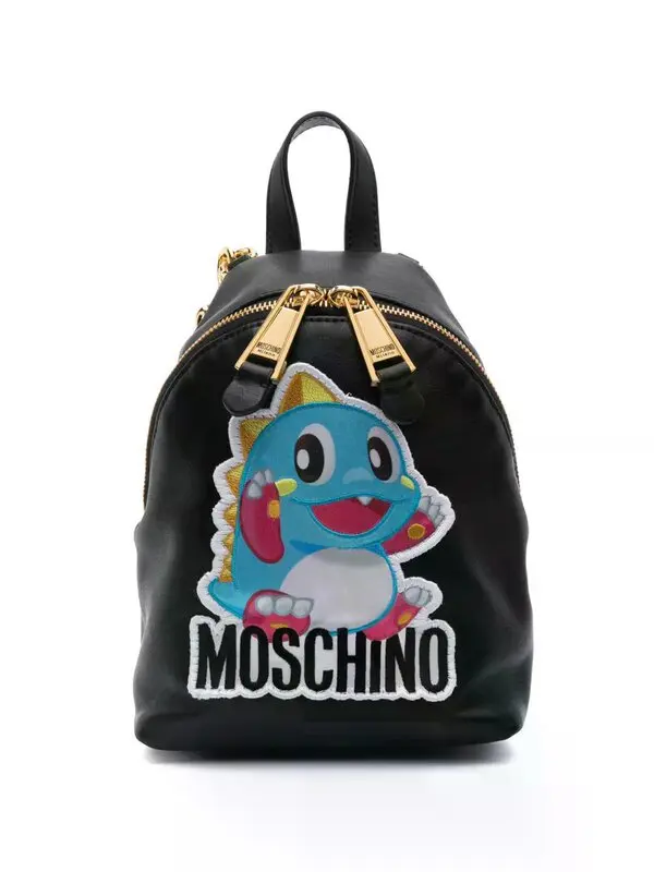 Moschino Logo-appliqué Mini Backpack