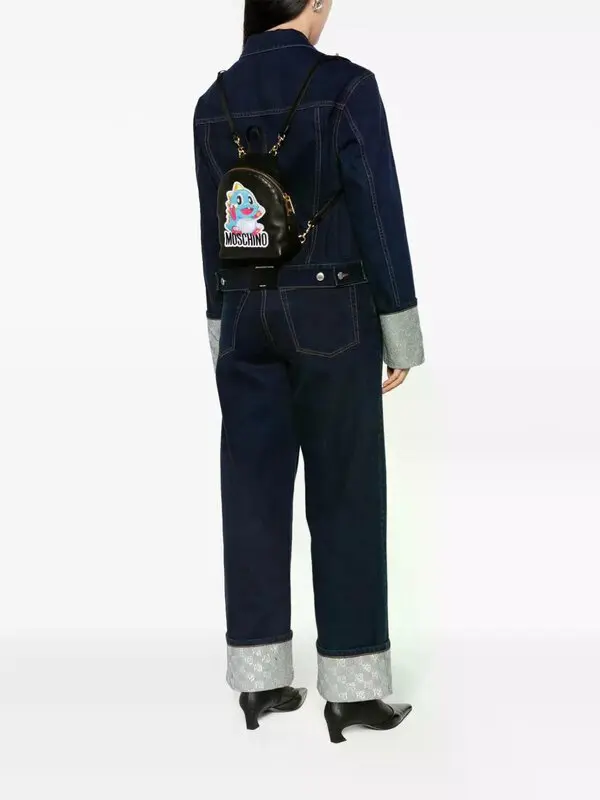 Moschino Logo-appliqué Mini Backpack