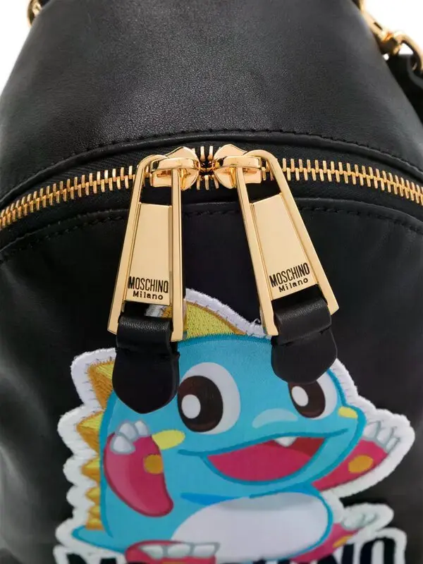 Moschino Logo-appliqué Mini Backpack