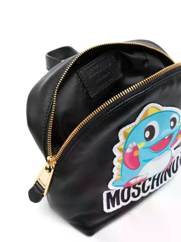 Moschino Logo-appliqué Mini Backpack