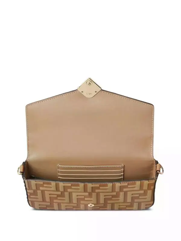 Fendi Ff Diamonds Two-tone Wallet